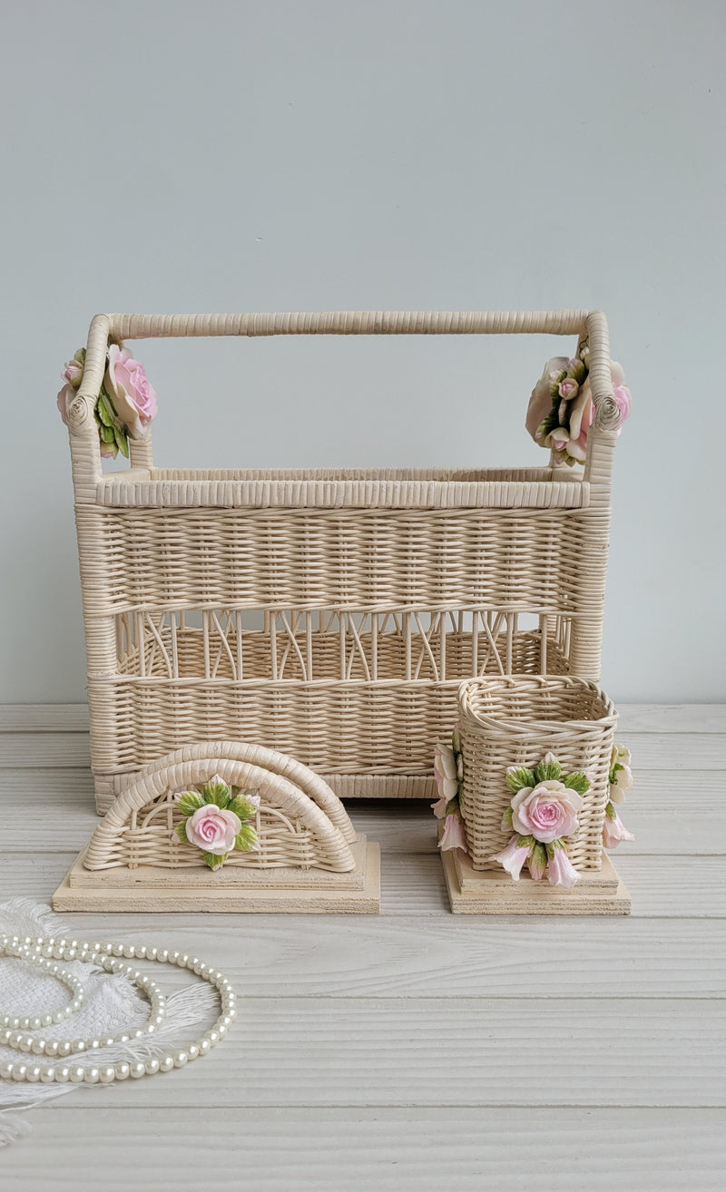 The floret Cane pen & cutlery stand – The ASF Shop